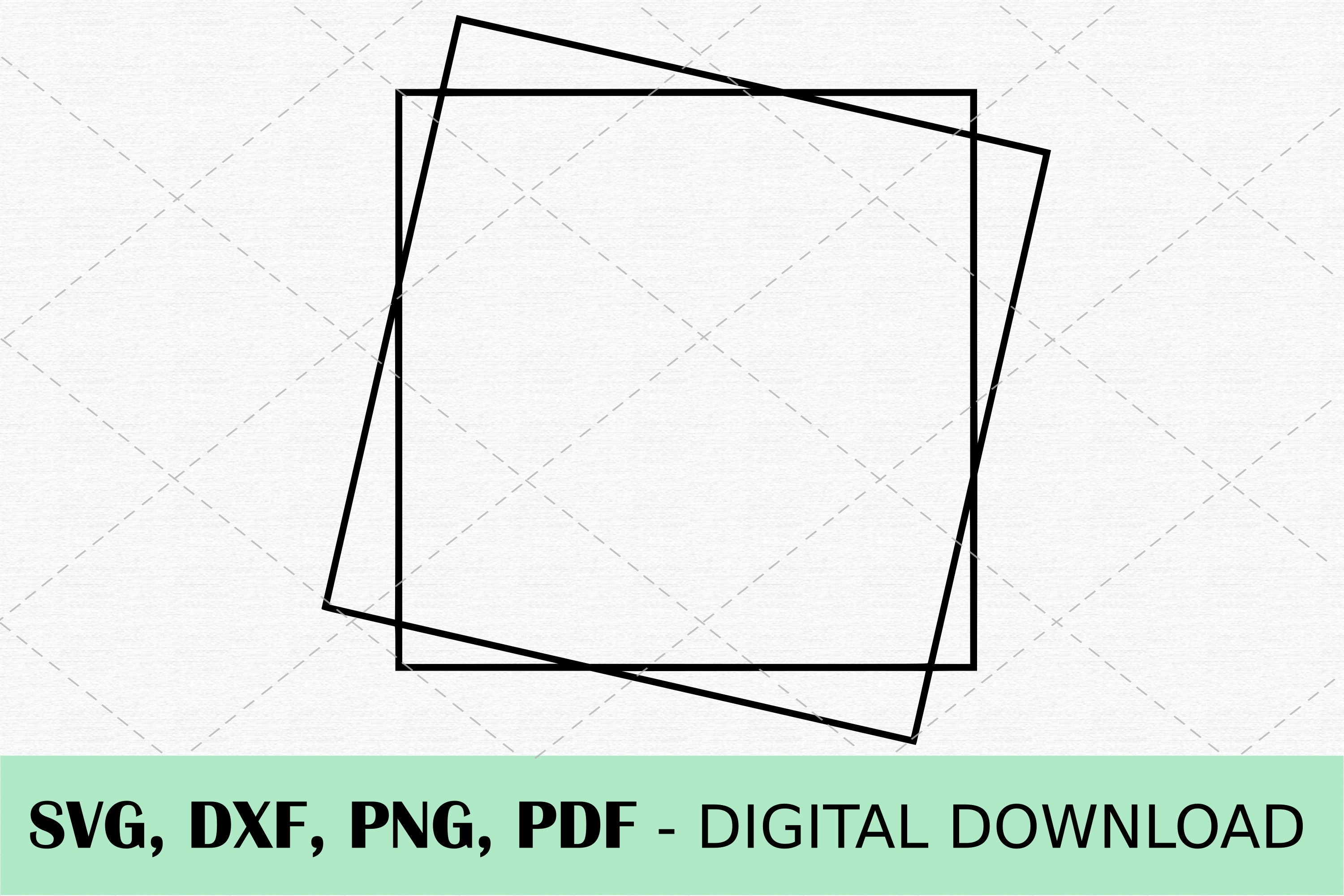 Square Frame Svg Bundle Digital Download Svg Dxf Png Pdf - Etsy