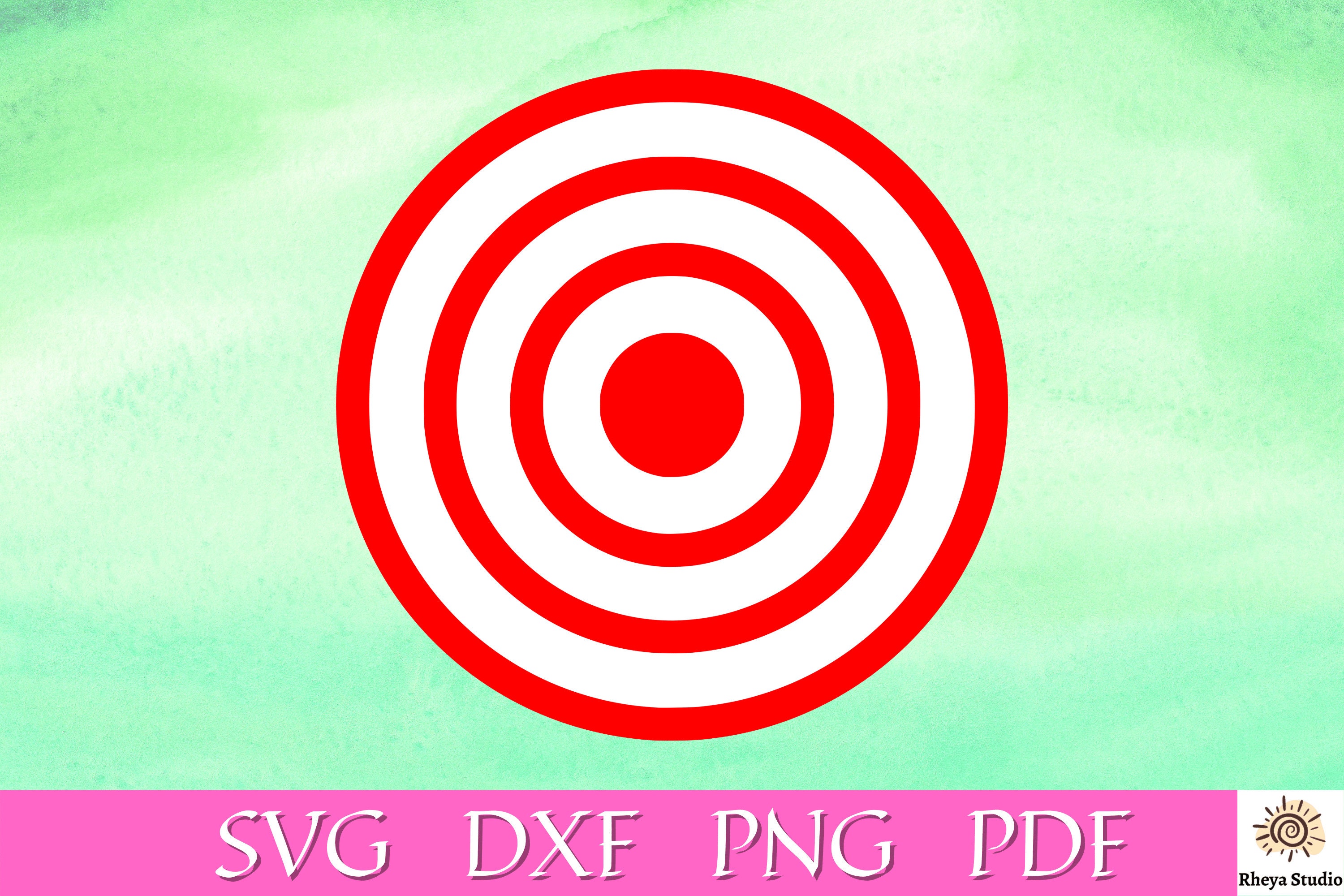 Target Svg Bull's Eye Svg Digital Download Svg Dxf - Etsy