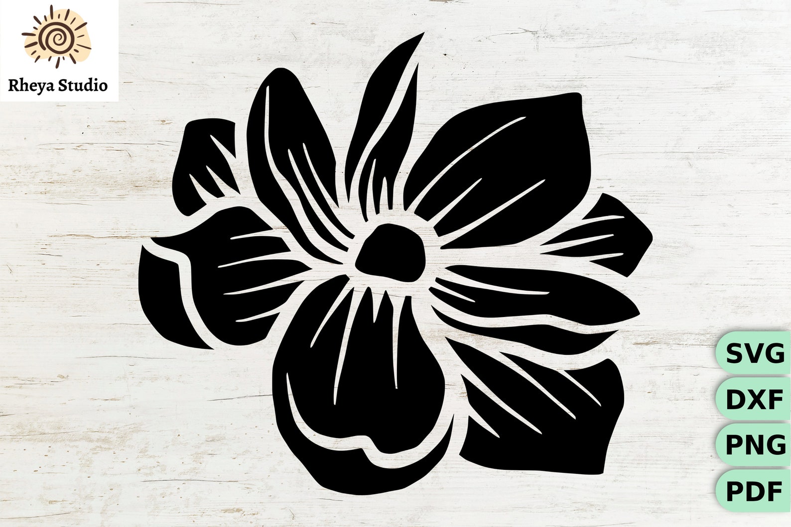 Flor svg Rosa svg Flor contorno svg Flor Silueta svg - Etsy México