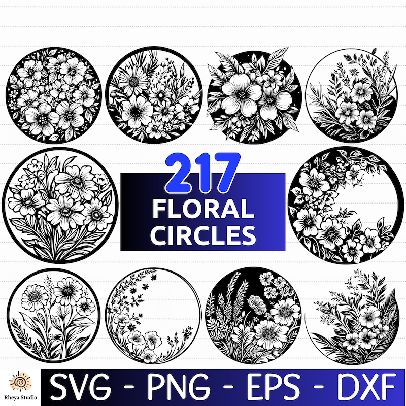 Floral Keychain Circle - Etsy