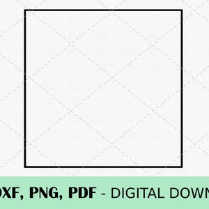 Square Frame Svg Bundle - Digital Download Svg, Dxf, Png, Pdf, Svg ...
