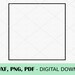 Square Frame Svg Bundle Digital Download Svg Dxf Png Pdf - Etsy