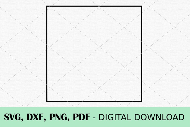 Square Frame Svg Bundle Digital Download Svg Dxf Png Pdf - Etsy