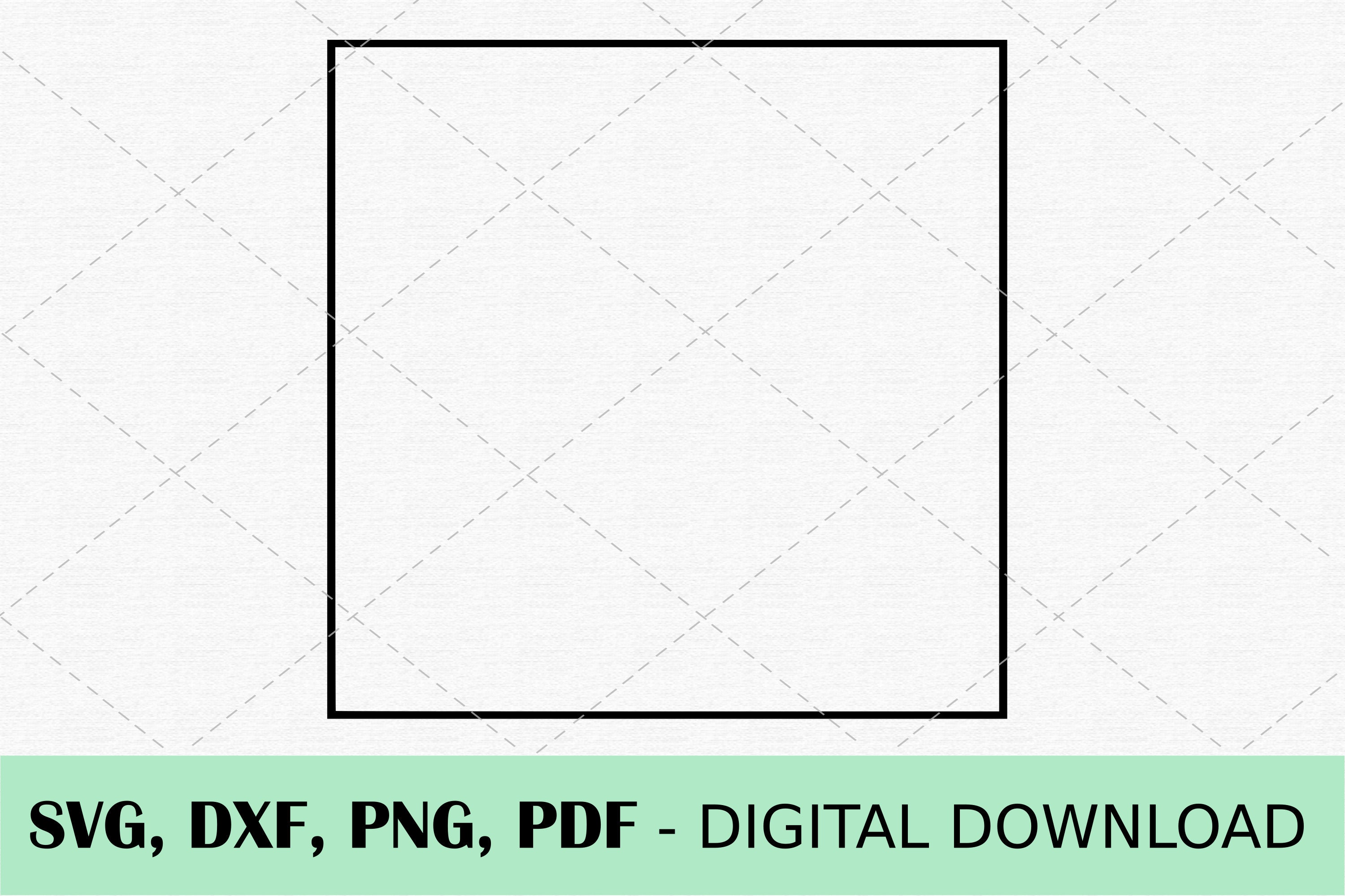 Square Frame Svg Bundle Digital Download Svg Dxf Png Pdf - Etsy