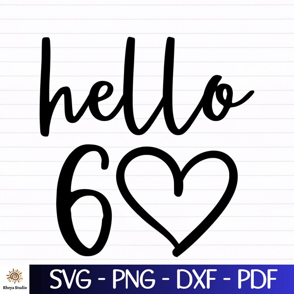 Sixty Svg - Etsy