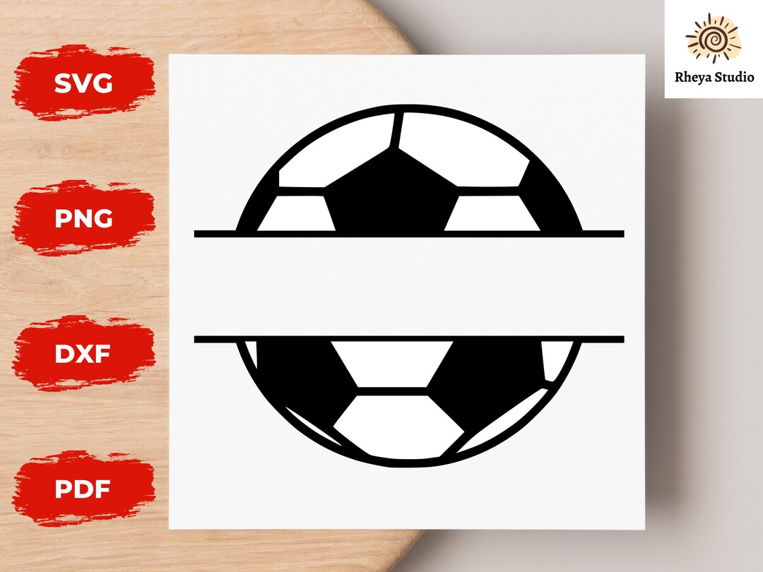 Buy Split Soccer Ball Svg Football Svg Soccer Svg Digital Online in ...