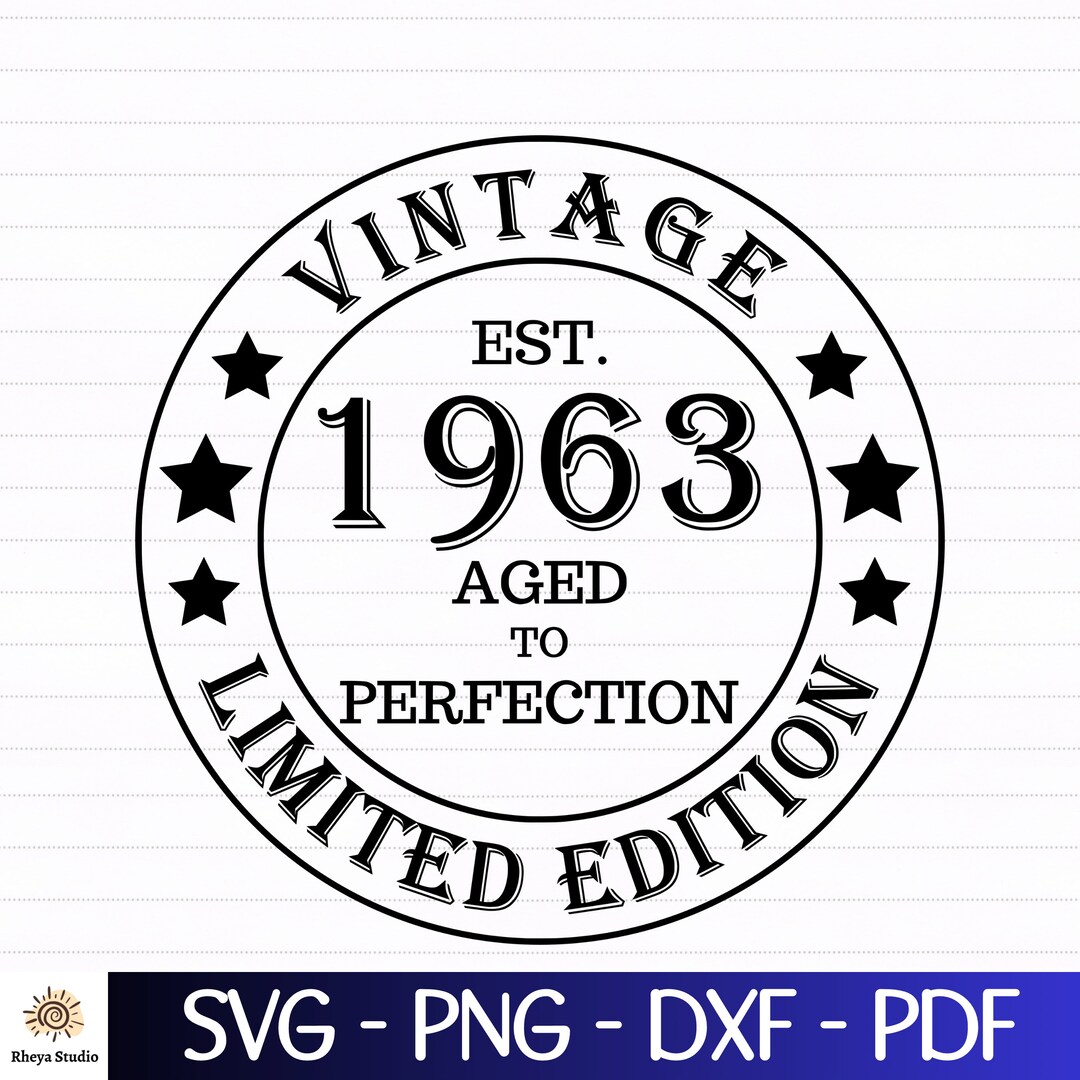 Hello 60 Svg, Hello Sixty Svg, 1963 Svg Digital Download Svg, Dxf, Png ...