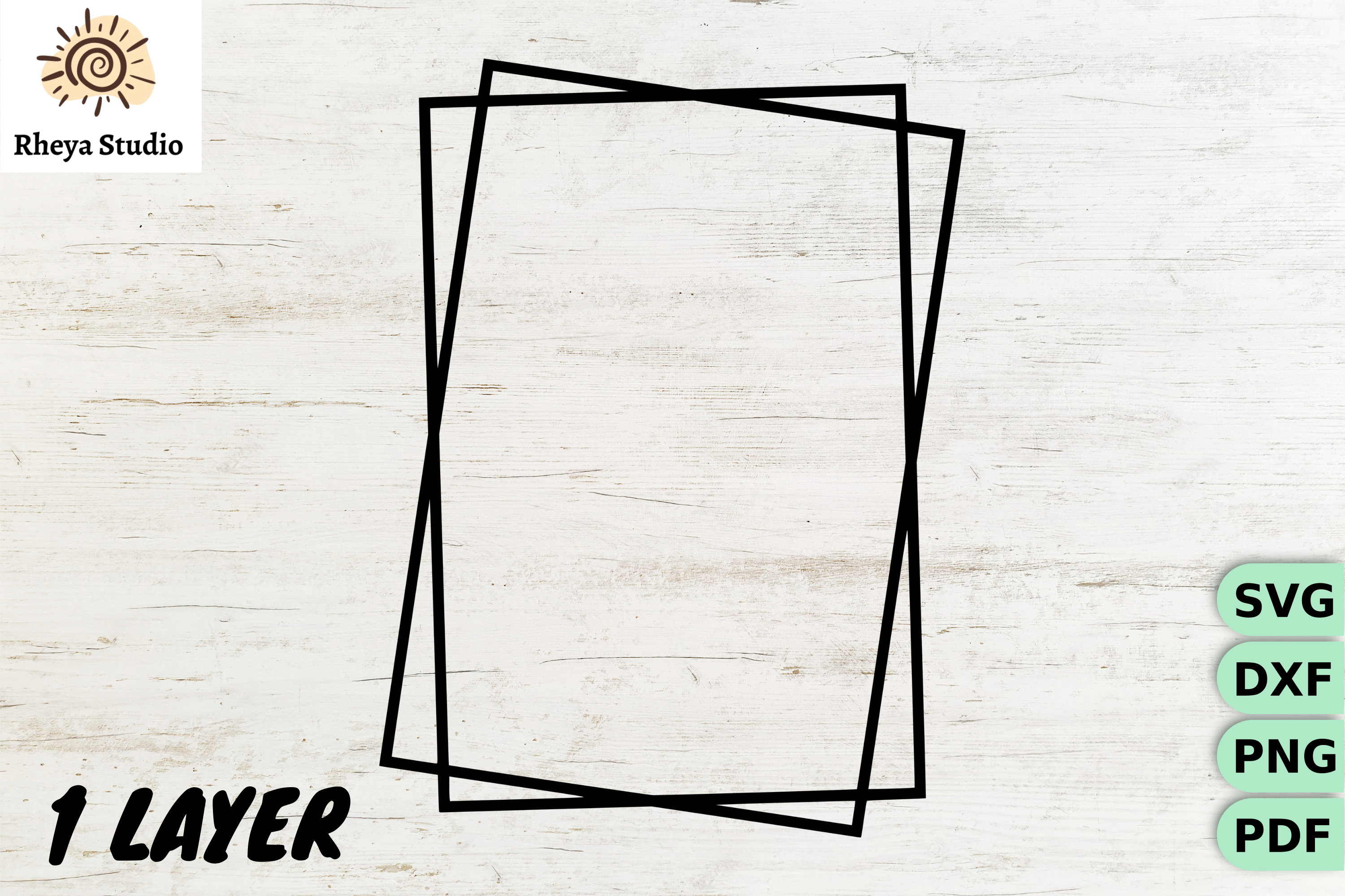 Rectangle Frame Svg Bundle Digital Download Svg Dxf Png - Etsy