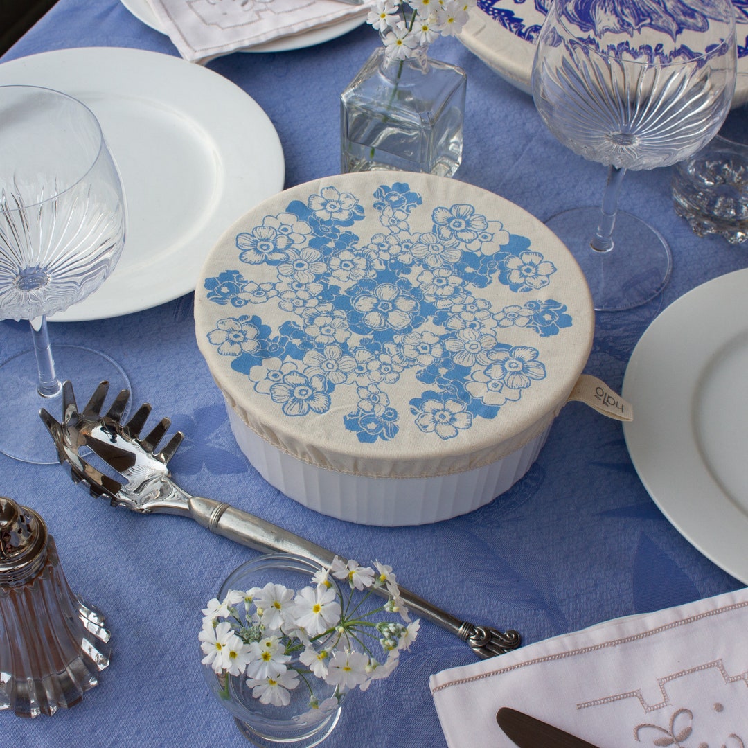 Halo Dish and Bowl Cover Medium African Flowers Gabriele Jacobs Gift ...