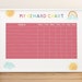 My Reward Chart Printable, Toddler Routine Colorful Chart, Rainbow ...