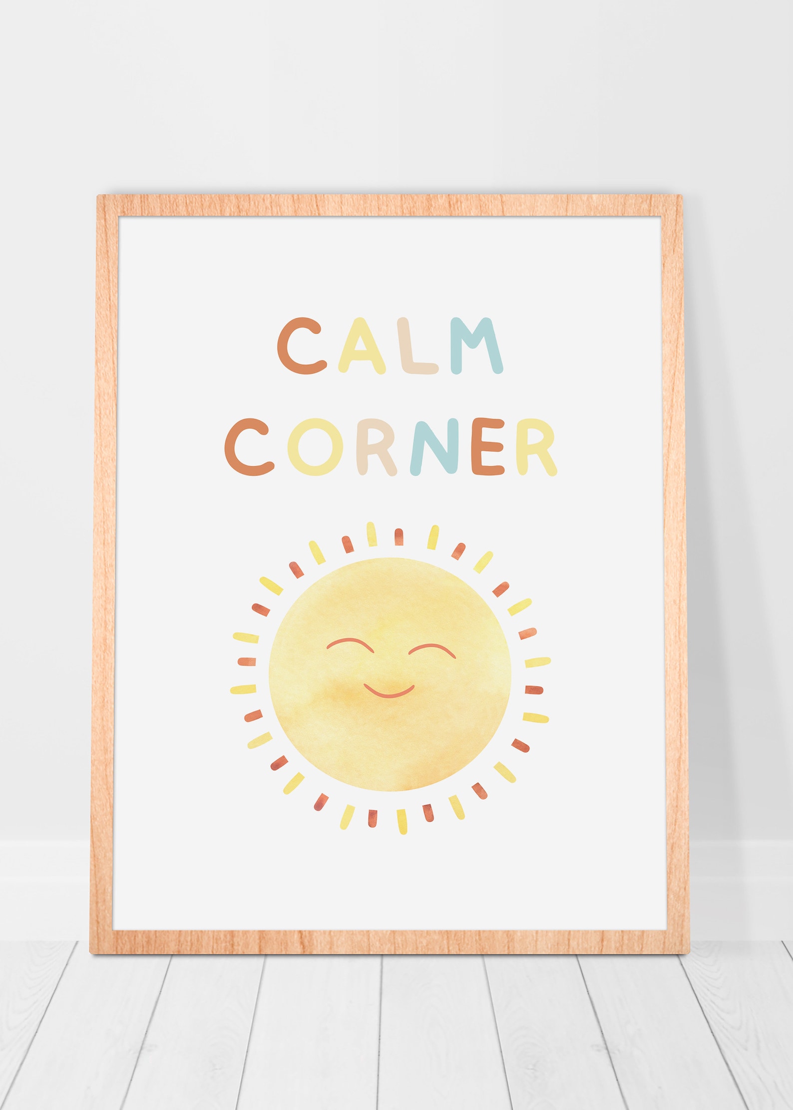 Calm Corner Poster, Montessori Wall Art, Educational Classroom Decor ...