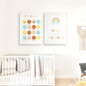 It is Okay to Feel Printable Classroom Decor, Kids Motivational Posters ...