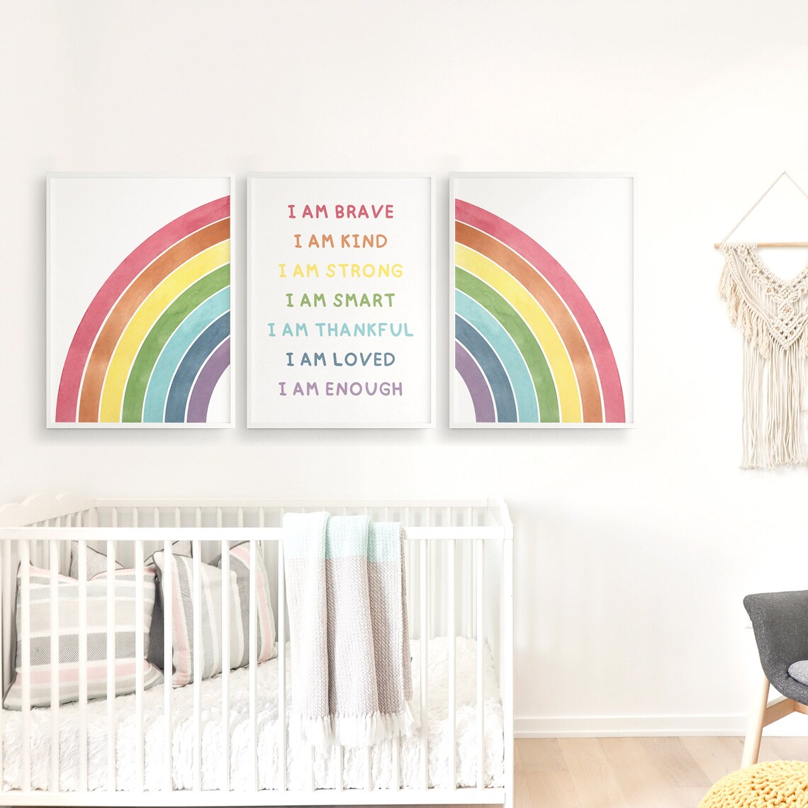 Rainbow Educational Posters, Set of 9, Montessori Bundle, Days of the ...