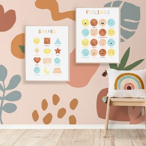 Feelings Printable Classroom Decor, Kids Motivational Posters ...