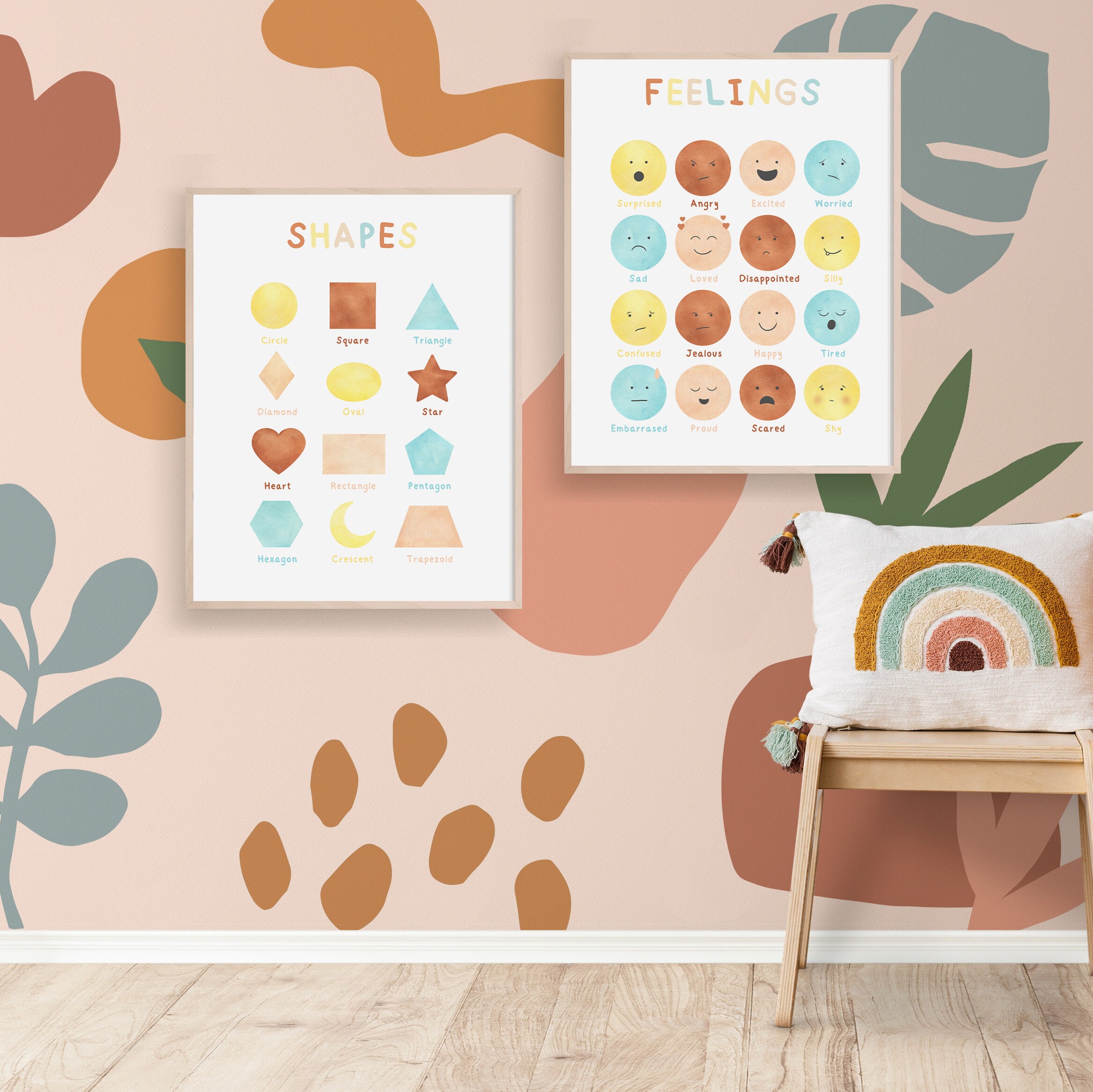 Feelings Printable Classroom Decor, Kids Motivational Posters ...