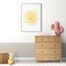 Watercolor Smiling Sun Printable, Cute Neutral Nursery Wall Art, Boho ...