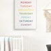 Rainbow Days of the Week Poster, Printable Educational Wall Art ...