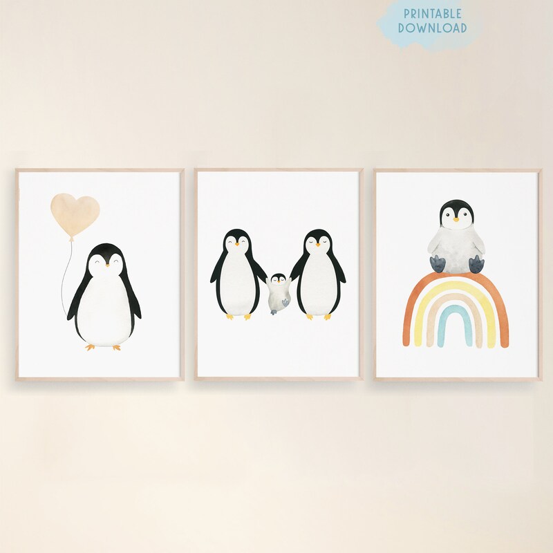 Penguin Nursery - Etsy
