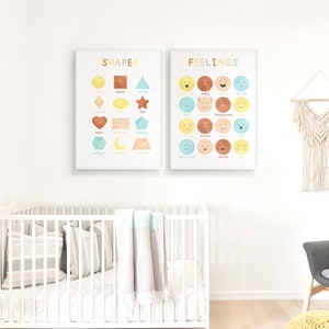 Feelings Printable Classroom Decor, Kids Motivational Posters ...