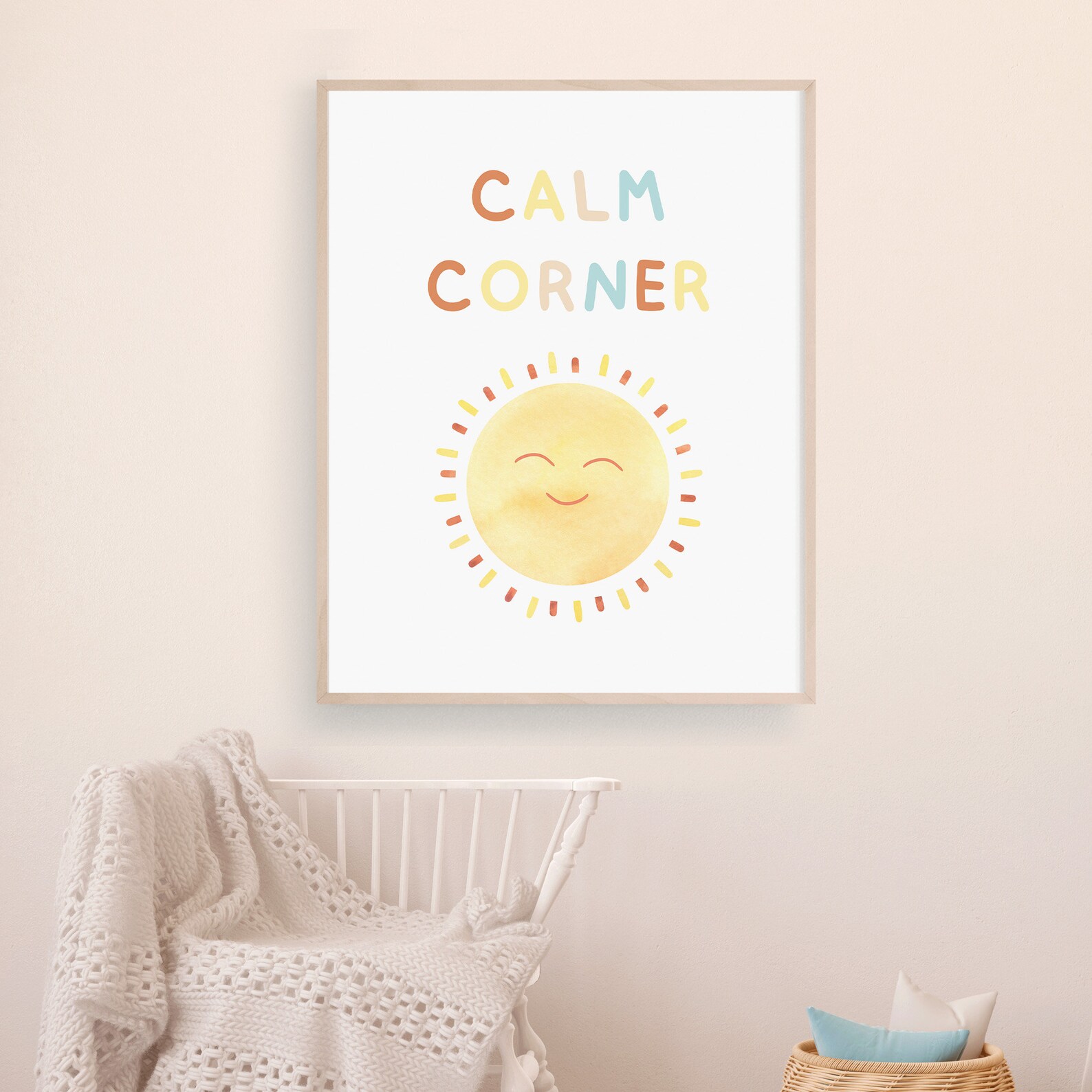 Calm Corner Poster, Montessori Wall Art, Educational Classroom Decor ...
