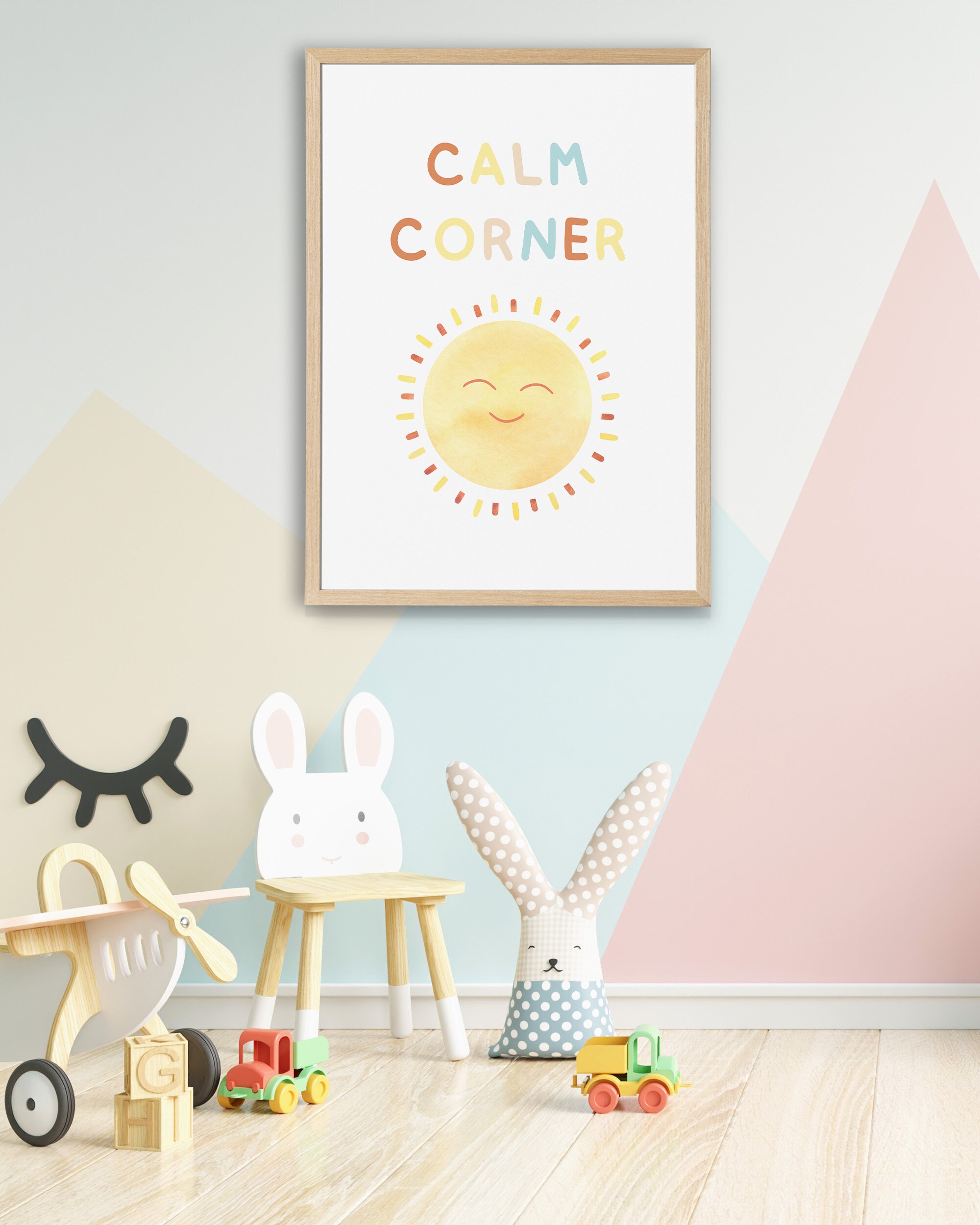 Calm Corner Poster, Montessori Wall Art, Educational Classroom Decor ...