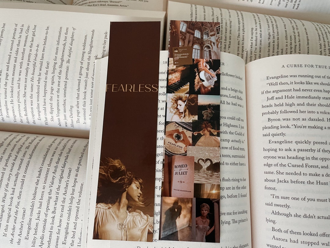 Fearless Aesthetic Bookmark Taylor Swift - Etsy