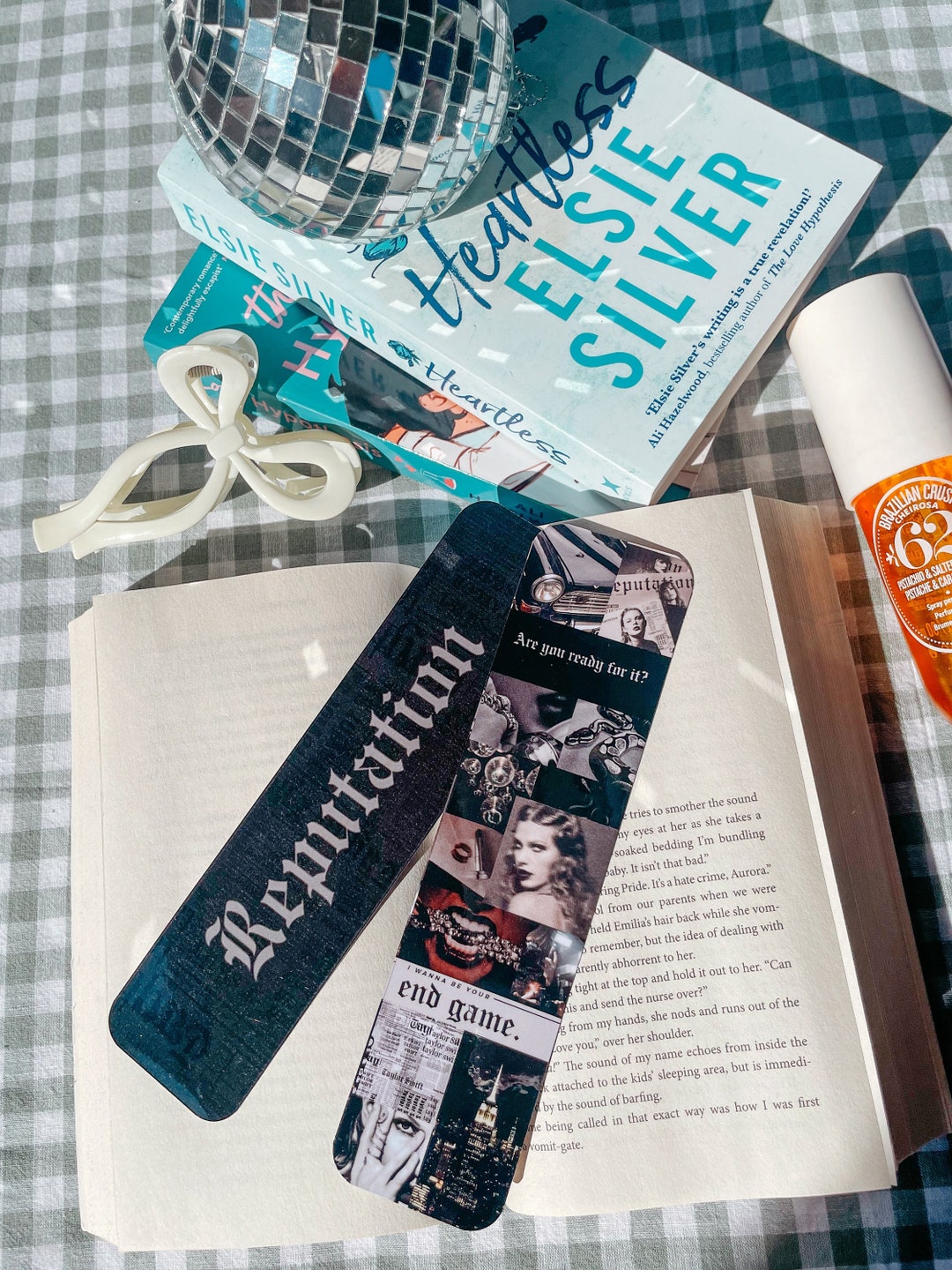 Reputation Aesthetic Bookmark - Etsy Australia