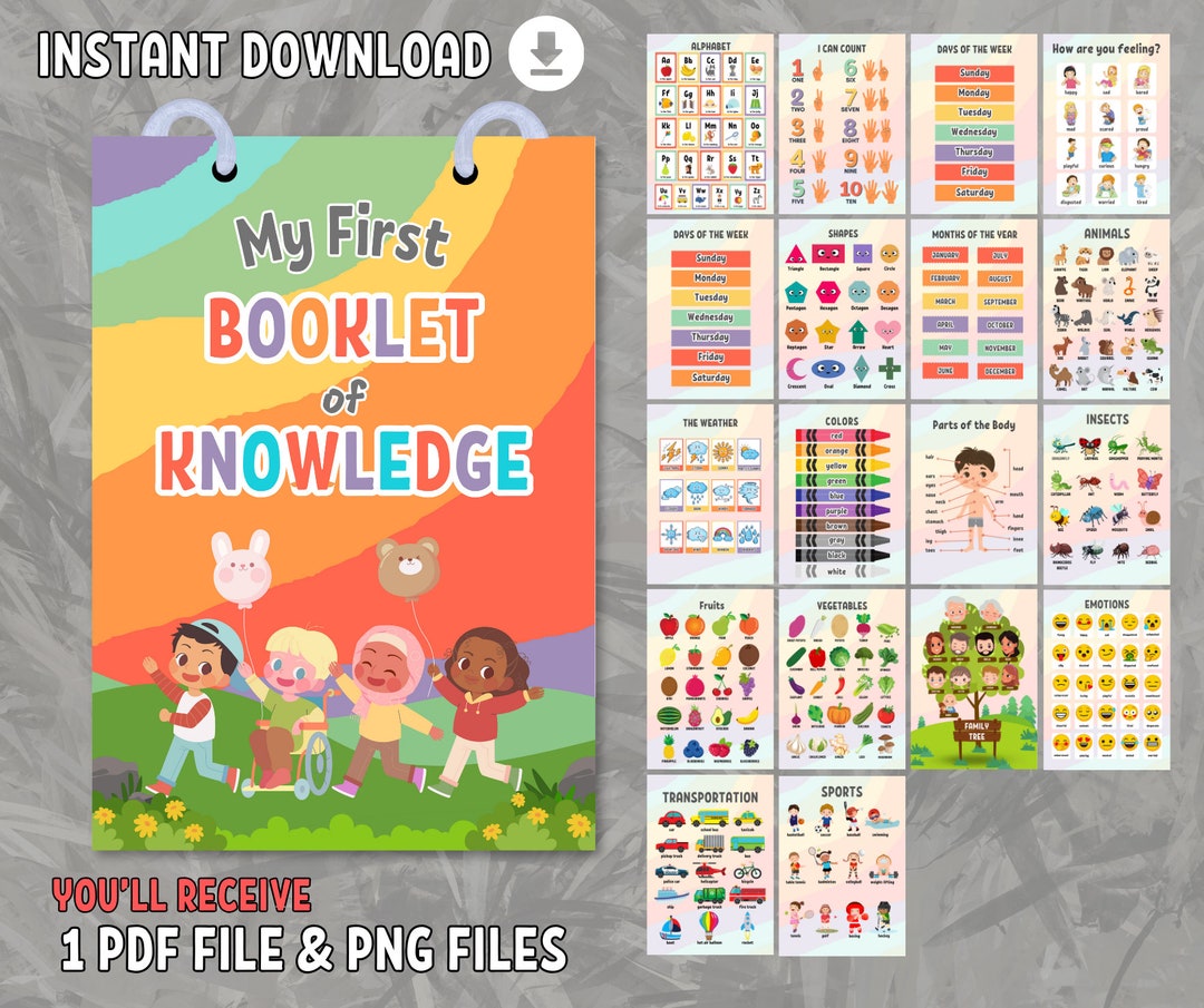 My First Booklet of Knowledge, Printable Learning Resources, 19 ...