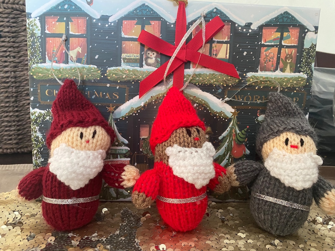 Santa Tree Ornaments - Etsy