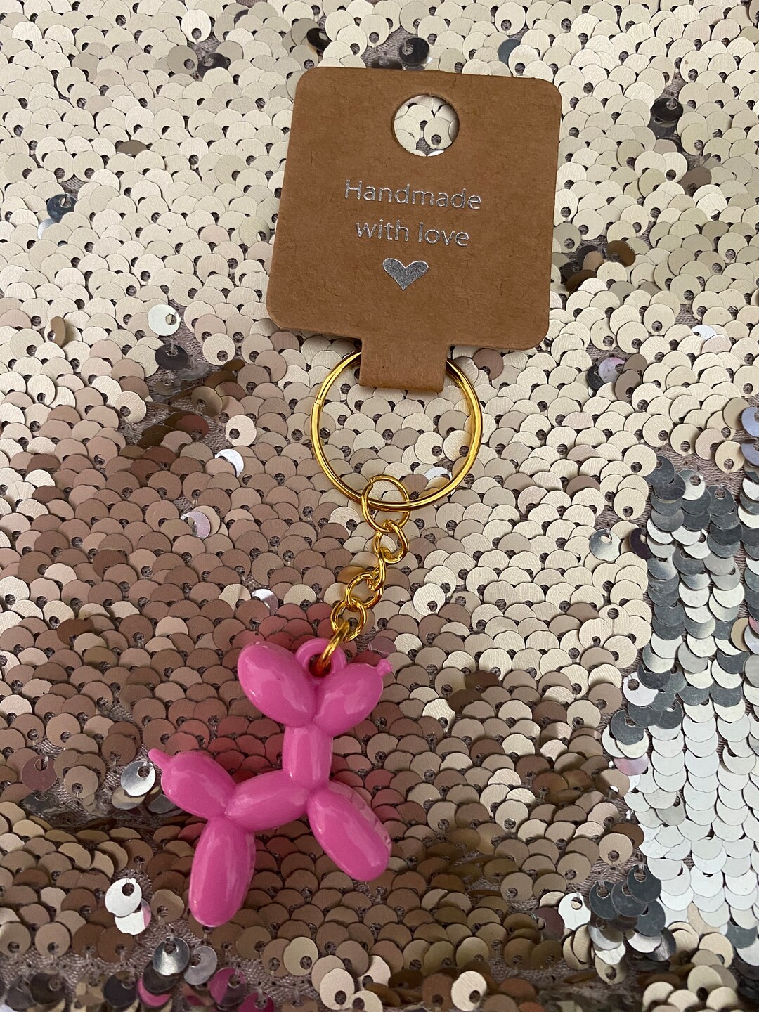 Balloon Dog Keyring - Etsy