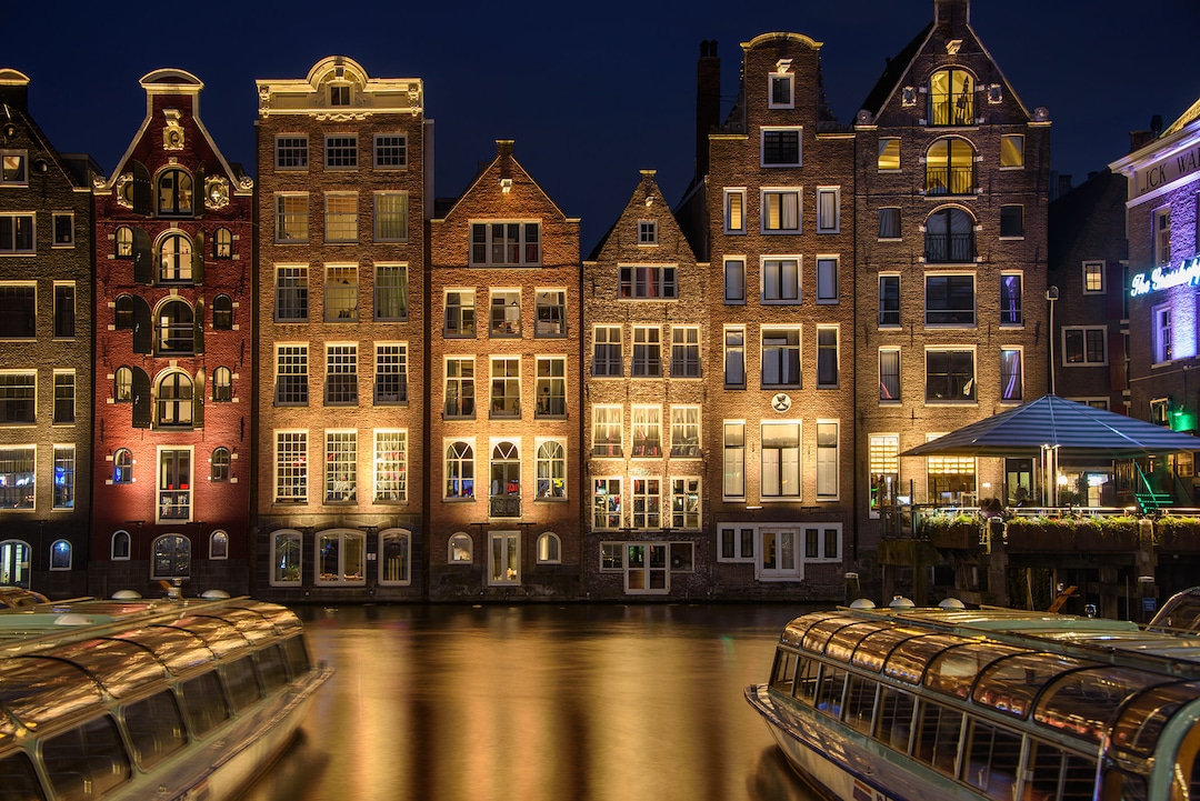 Amsterdam Canal Nightscape: Holland Photo Print, Cityscape Wall Art - Etsy