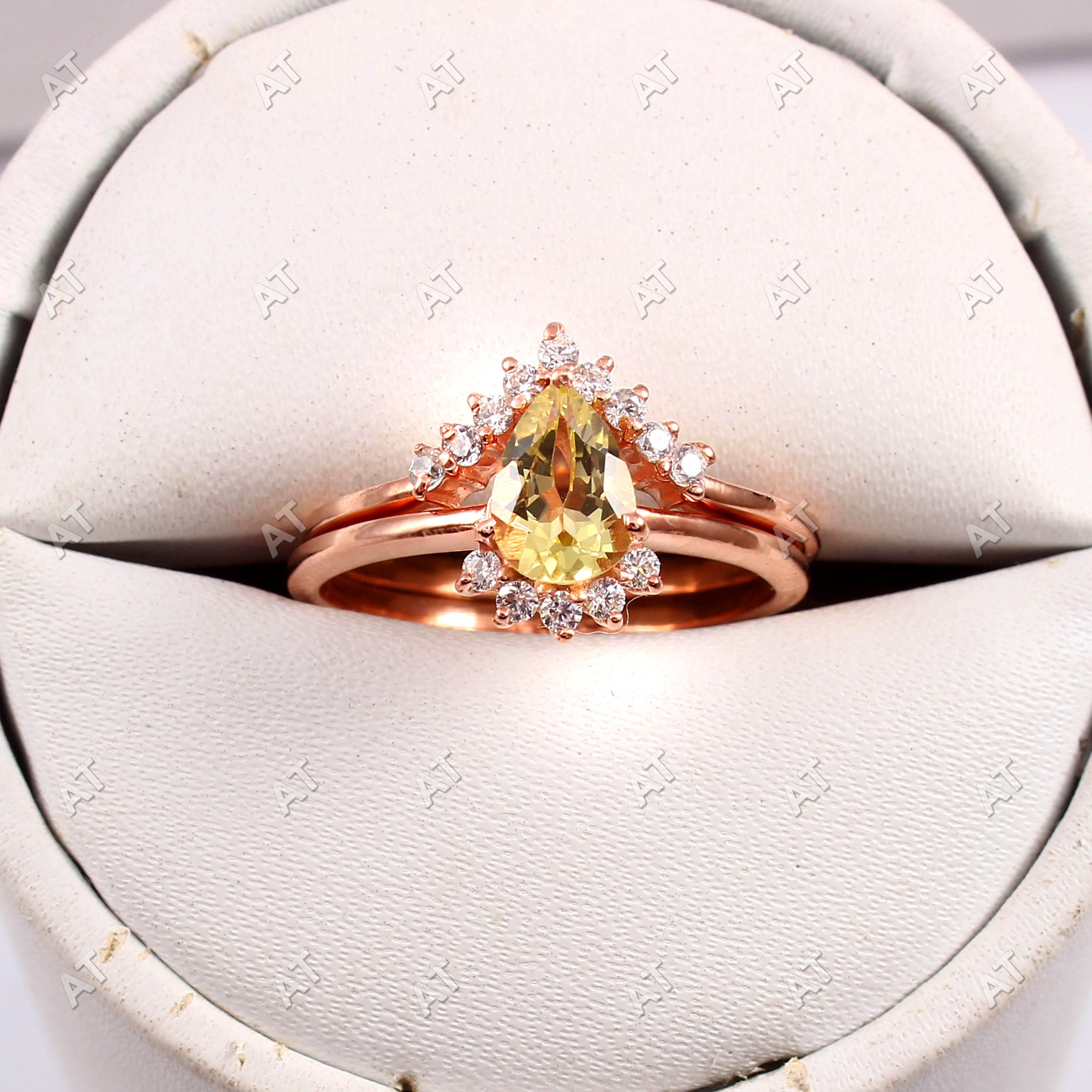 Heliodor Ring, Natural Heliodor Ring, Yellow Heliodor Ring, Engagement ...