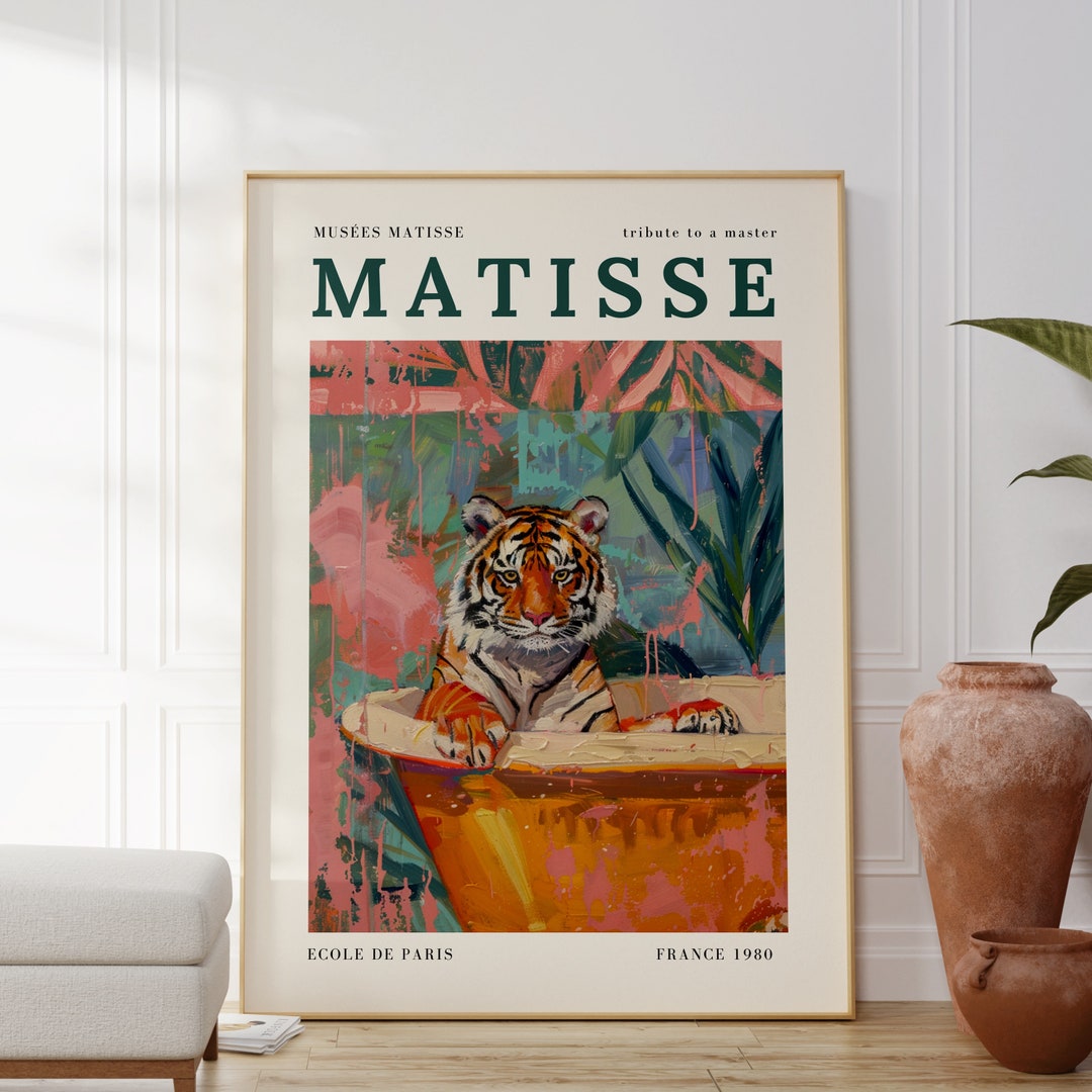 Matisse Print Abstract Wall Art Matisse Print Mid Century Modern Poster ...