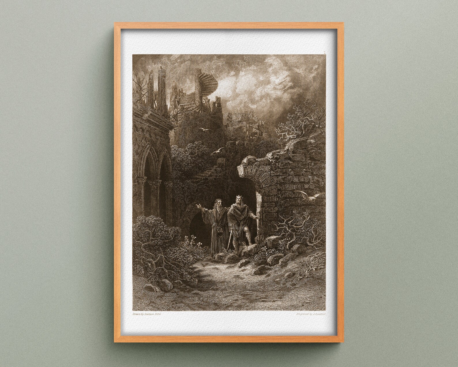 The Idylls of the King by Gustave Doré, Illustration of the Legend of ...