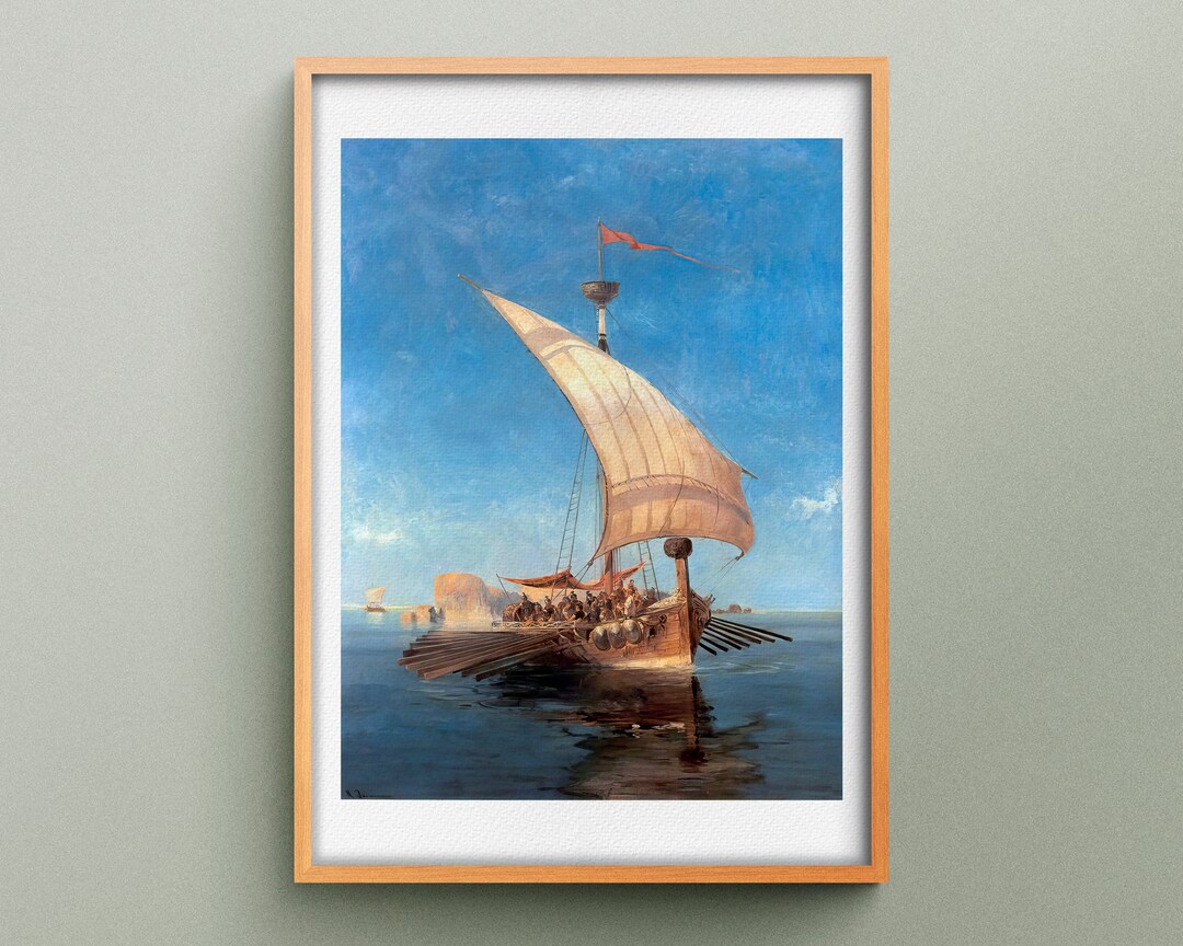 Jason and the Argonauts' Argo by Konstantinos Volanakis, Greek ...