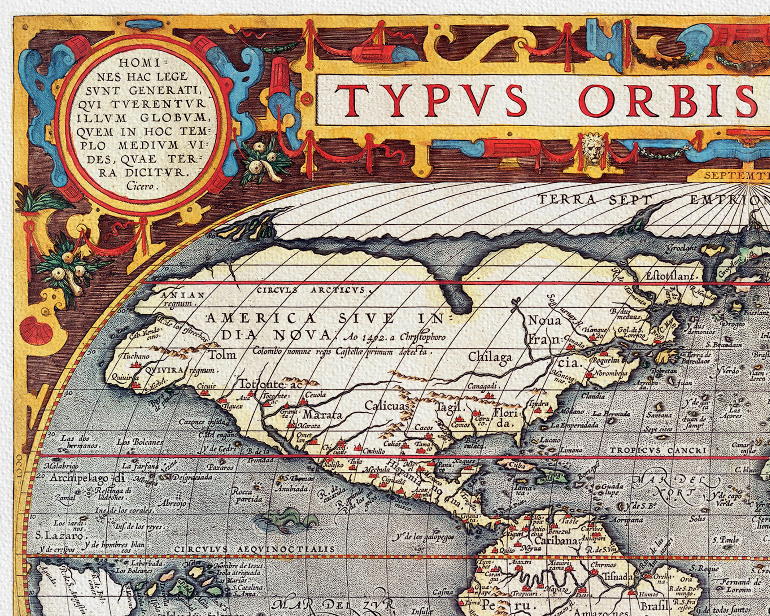 Print of a 1595 World Map, Old Map Reproduction, Vintage World Map ...