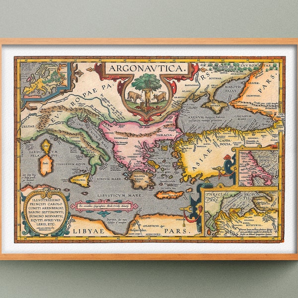 Ancient Map - Etsy