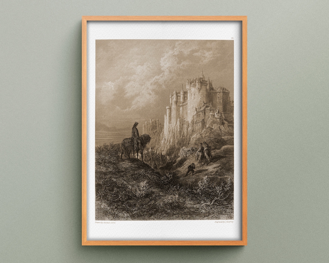 The Idylls of the King by Gustave Doré, Illustration of the Legend of ...