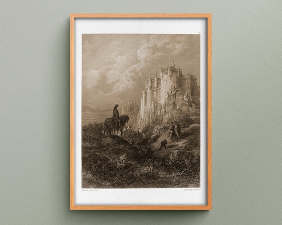 The Idylls of the King by Gustave Doré Illustration of the - Etsy