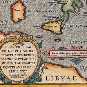 Map of the Journey of Jason and the Argonauts, Reproduction of Ancient ...