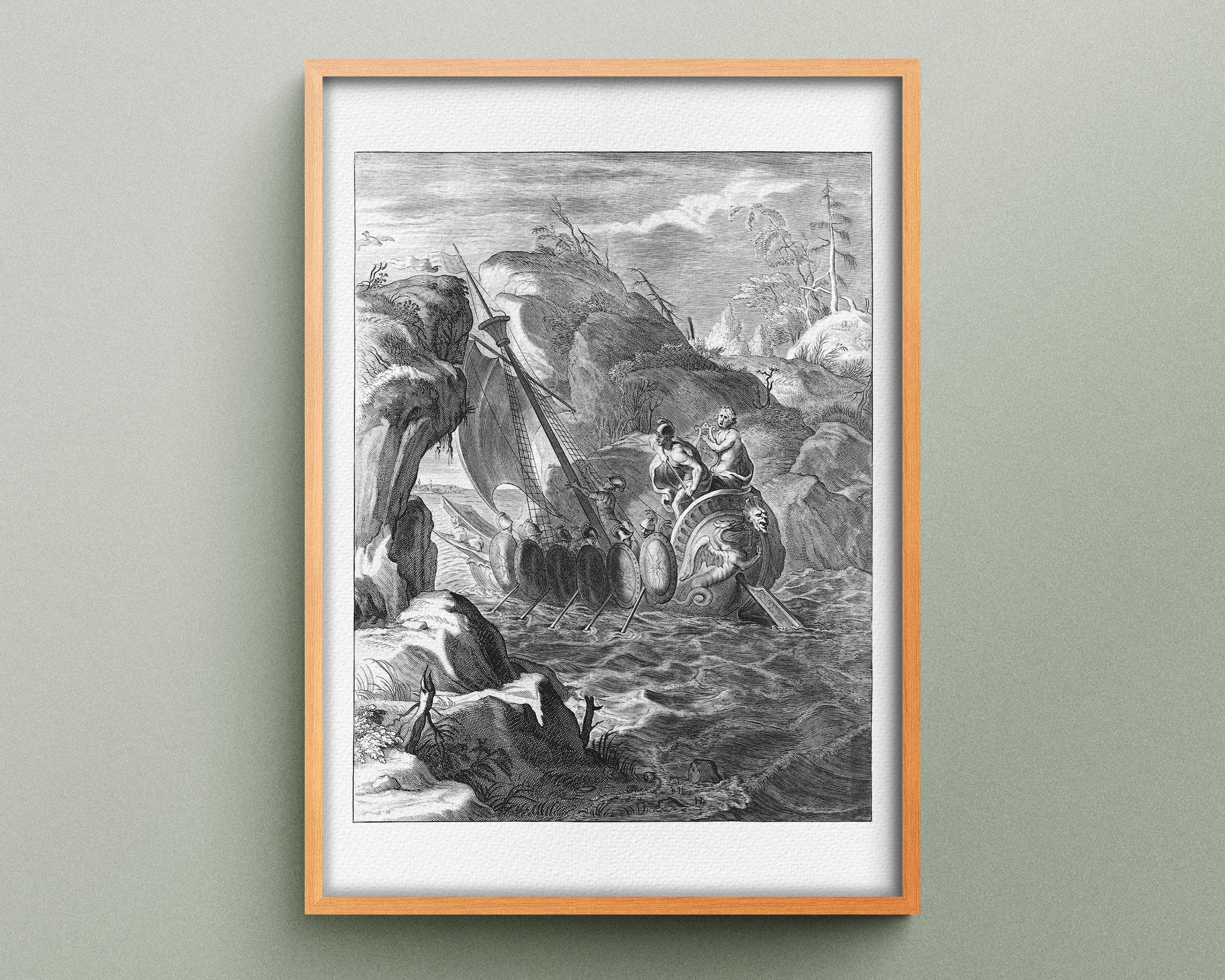 The Argonauts Pass the Symplegades Print Michel De Marolles - Etsy