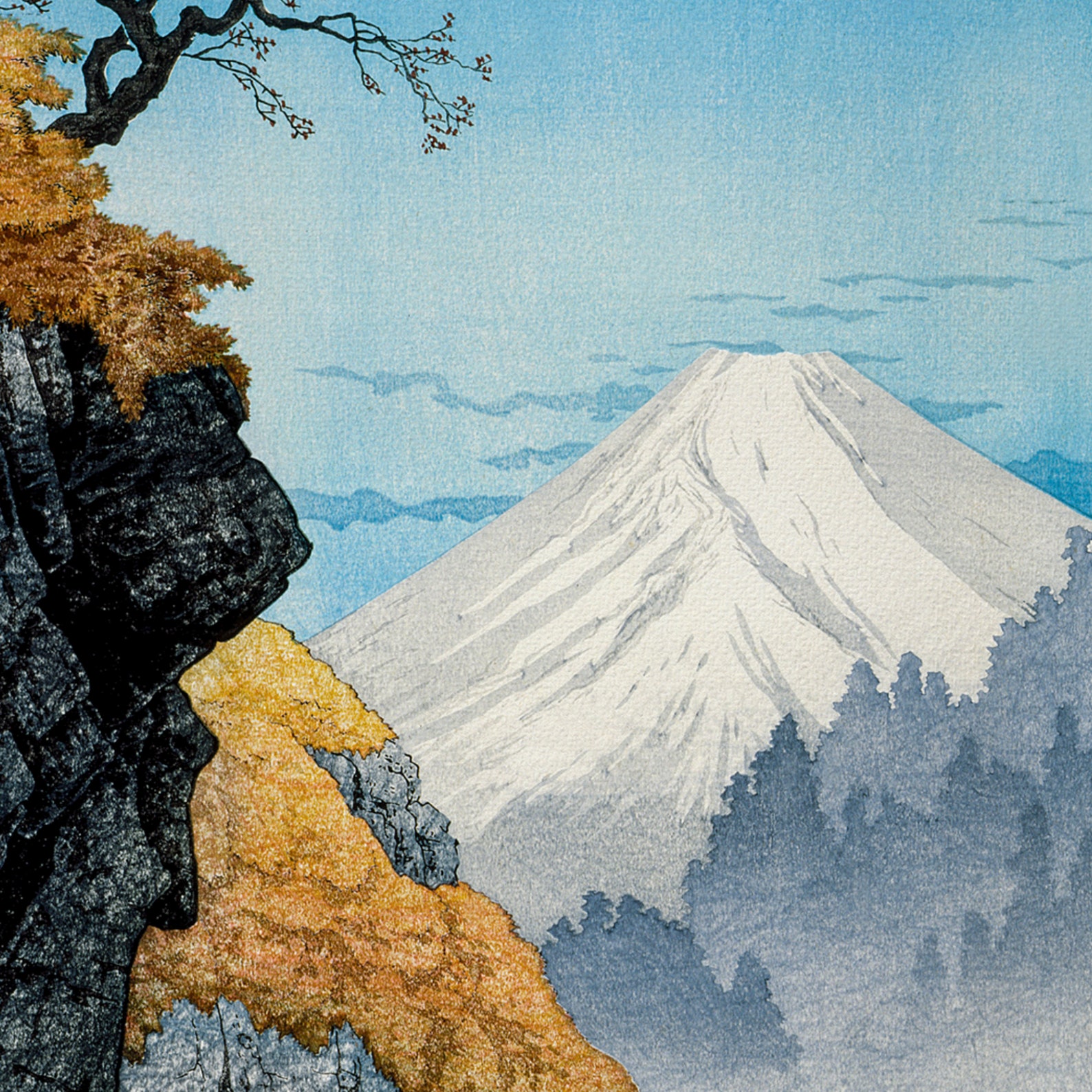 Foot of Mount Ashitaka Art Print Japan Art by Hiroaki - Etsy