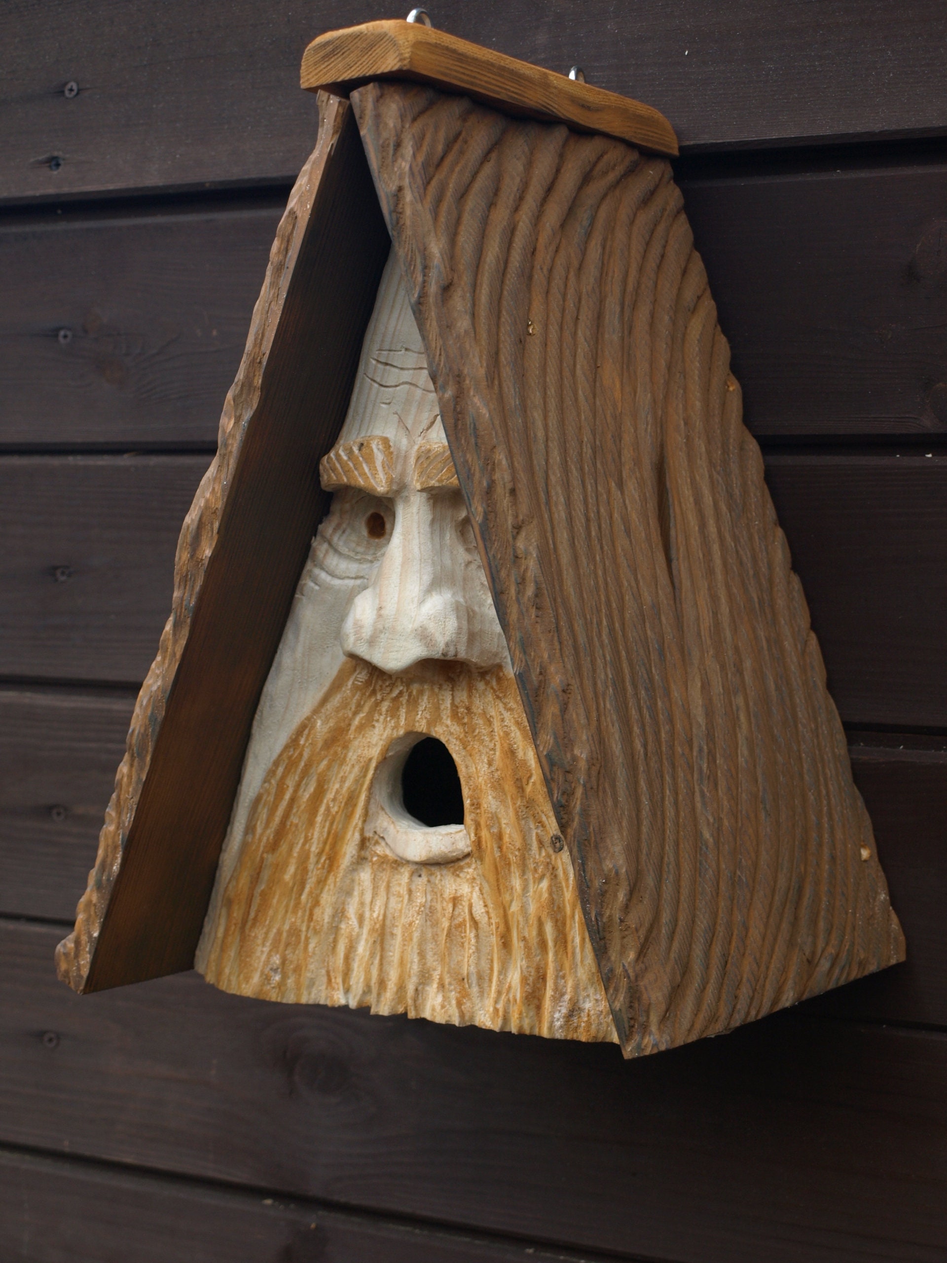 Unique Tree Face Birdhouse Luxury Garden Ornament for - Etsy