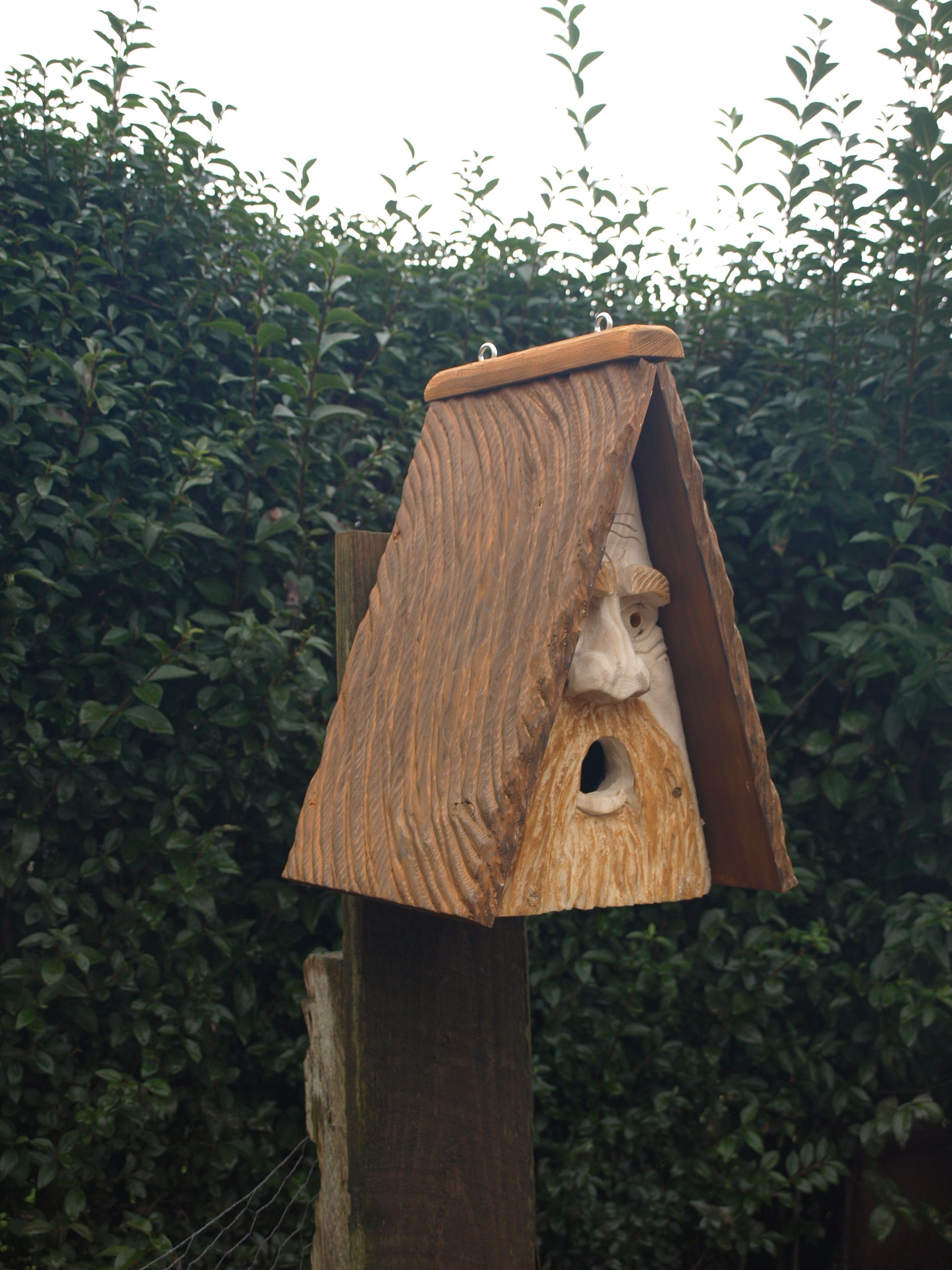 Unique Tree Face Birdhouse Luxury Garden Ornament for - Etsy