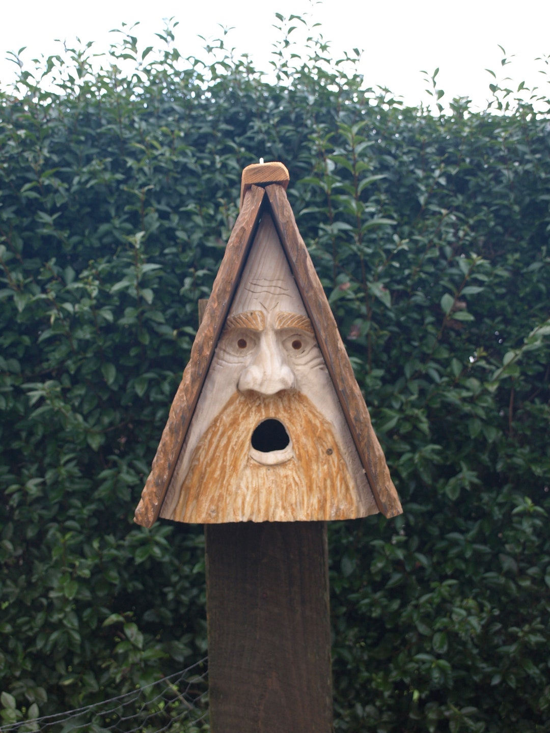 Unique Tree Face Birdhouse Luxury Garden Ornament for - Etsy