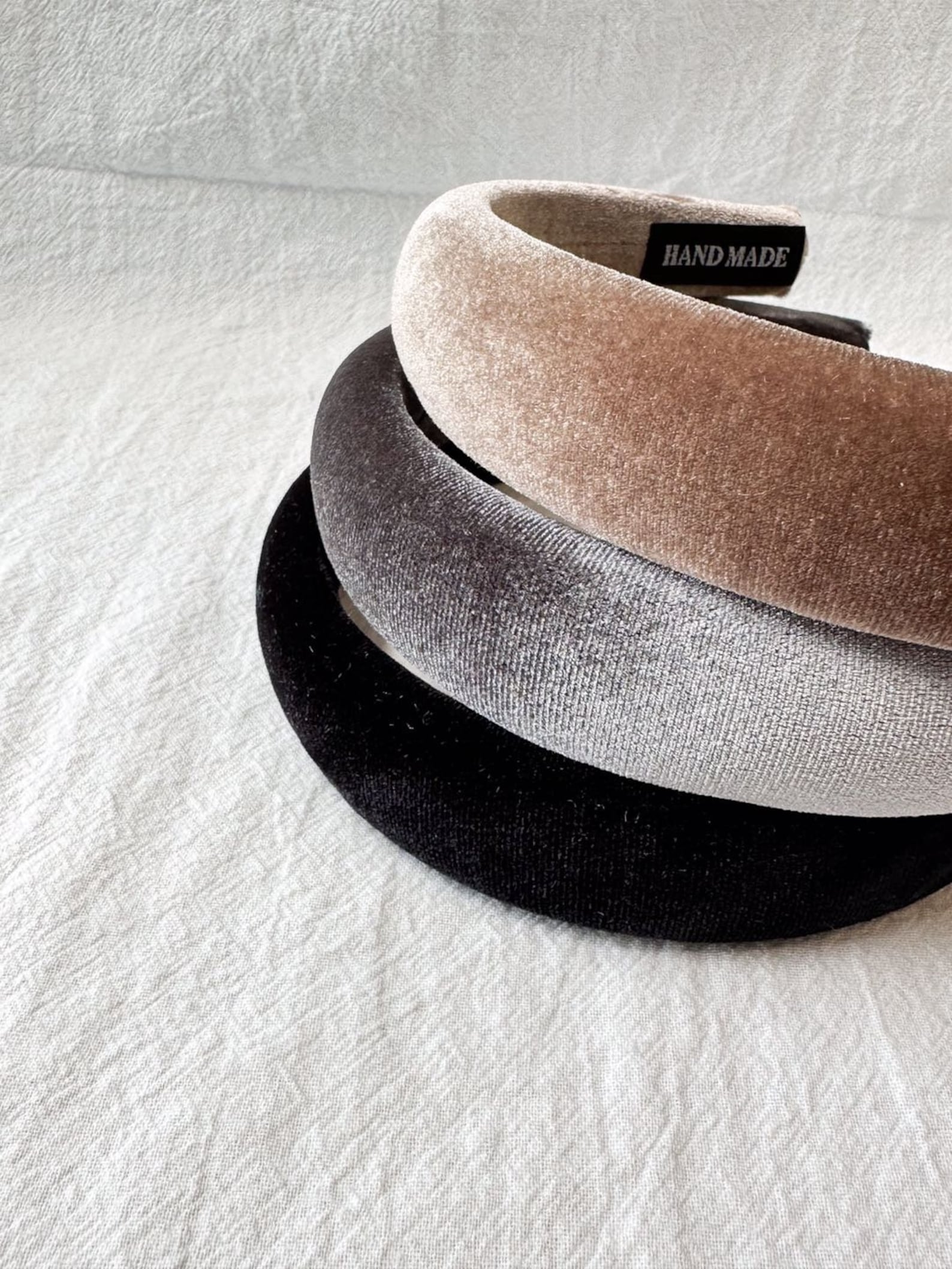 Handmade Velvet Hair Band for Women. Nylon Fashion Hair Accessories ...