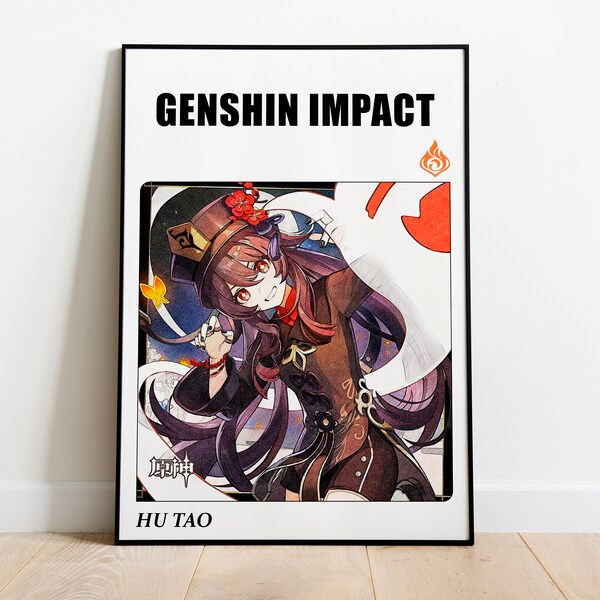 Hu Tao Poster Print - Etsy