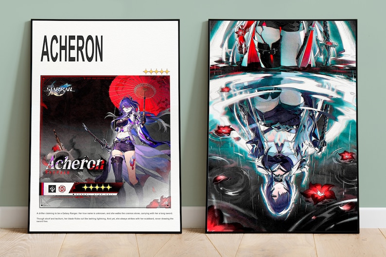 Acheron Posters / Honkai: Star Rail Posters / Videogame Posters ...