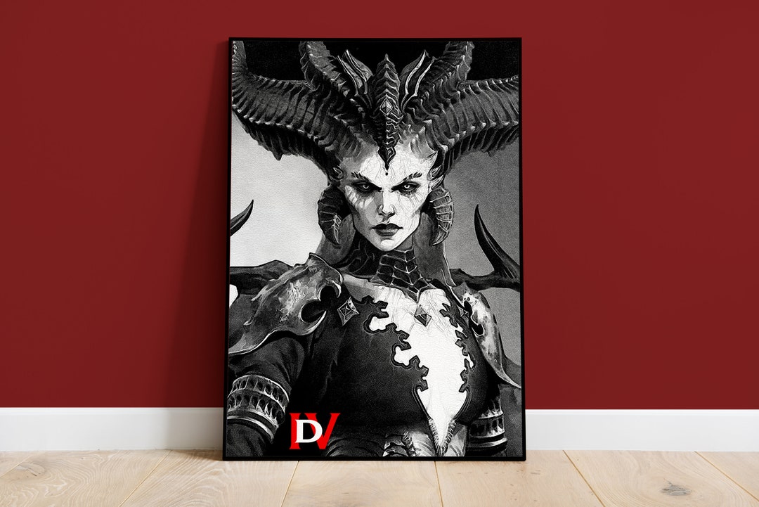 Lilith Poster / Diablo IV Poster / Diablo 4 Poster / Downloadable and ...