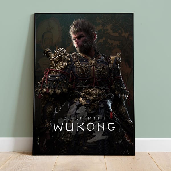 Black Myth Wukong Posters / Wukong Posters / Digital Download / a ...